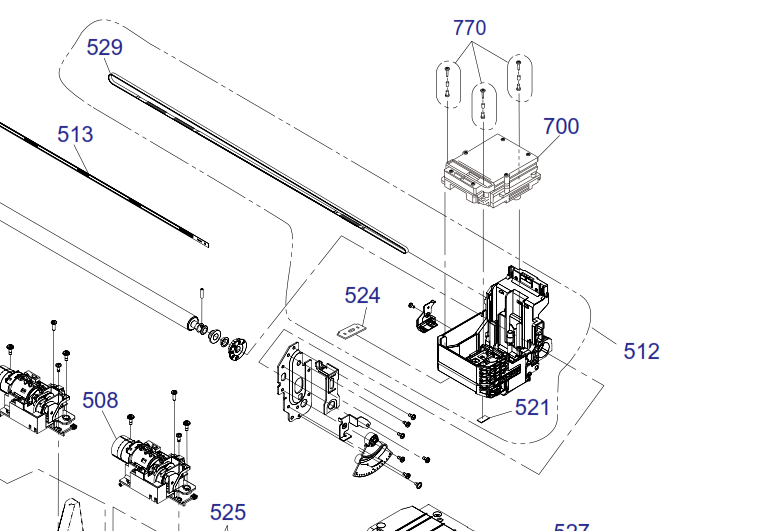 Epson - 1872664 - 1745333 - 1702433 - Carriage Assembly inc Carriage R ...